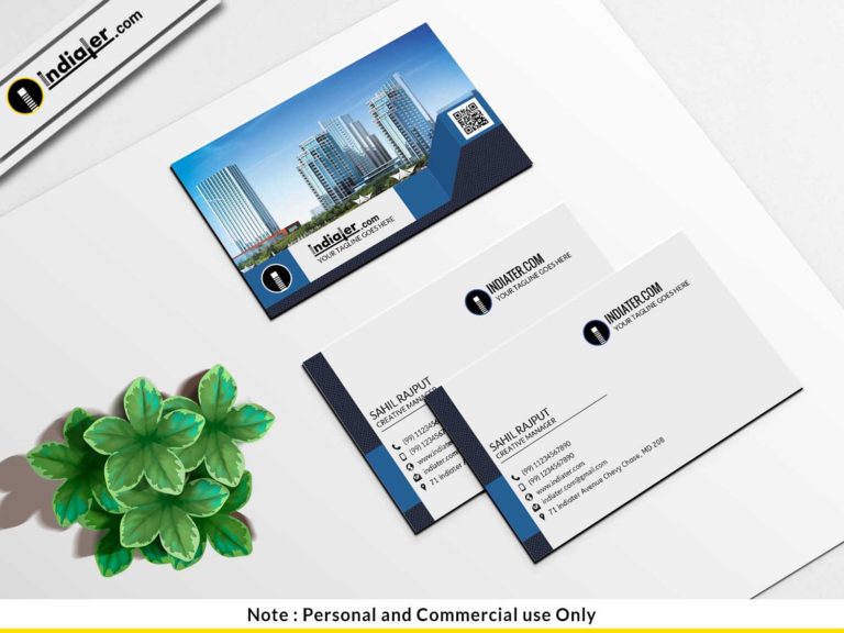 Free Real Estate Visiting Cards PSD Template - Indiater