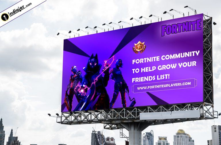 Social Media Ads Banners PSD Template Fortnite Player - Indiater
