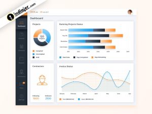Best Analytics Dashboard Templates Free PSD - Indiater