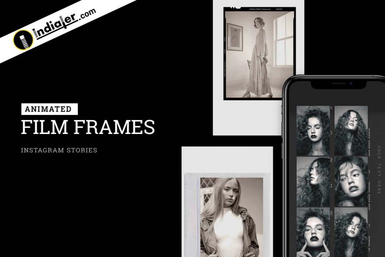 Free Animated Film Frame Instagram Story Download PSD - Indiater