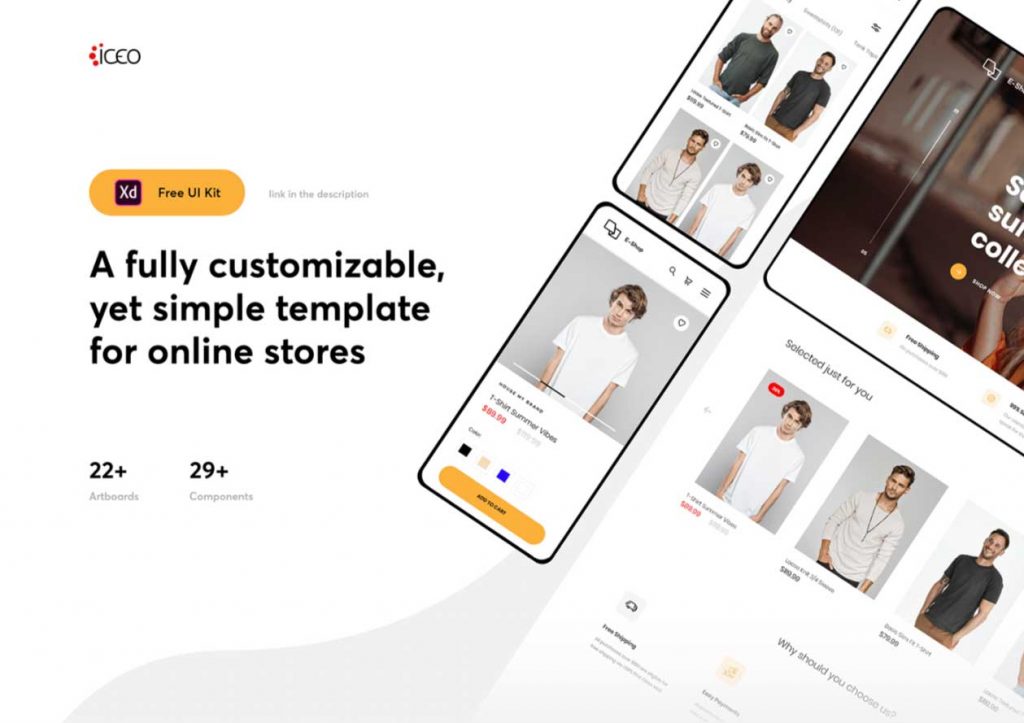 Online Fashion Store E-commerce Website Design Template - Indiater